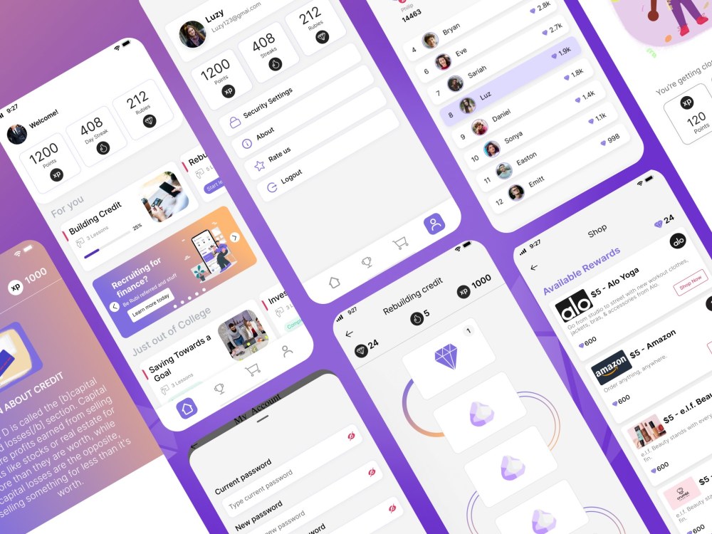 Low fidelity, high fidelity clickable prototypes for web apps | UI/UX ...