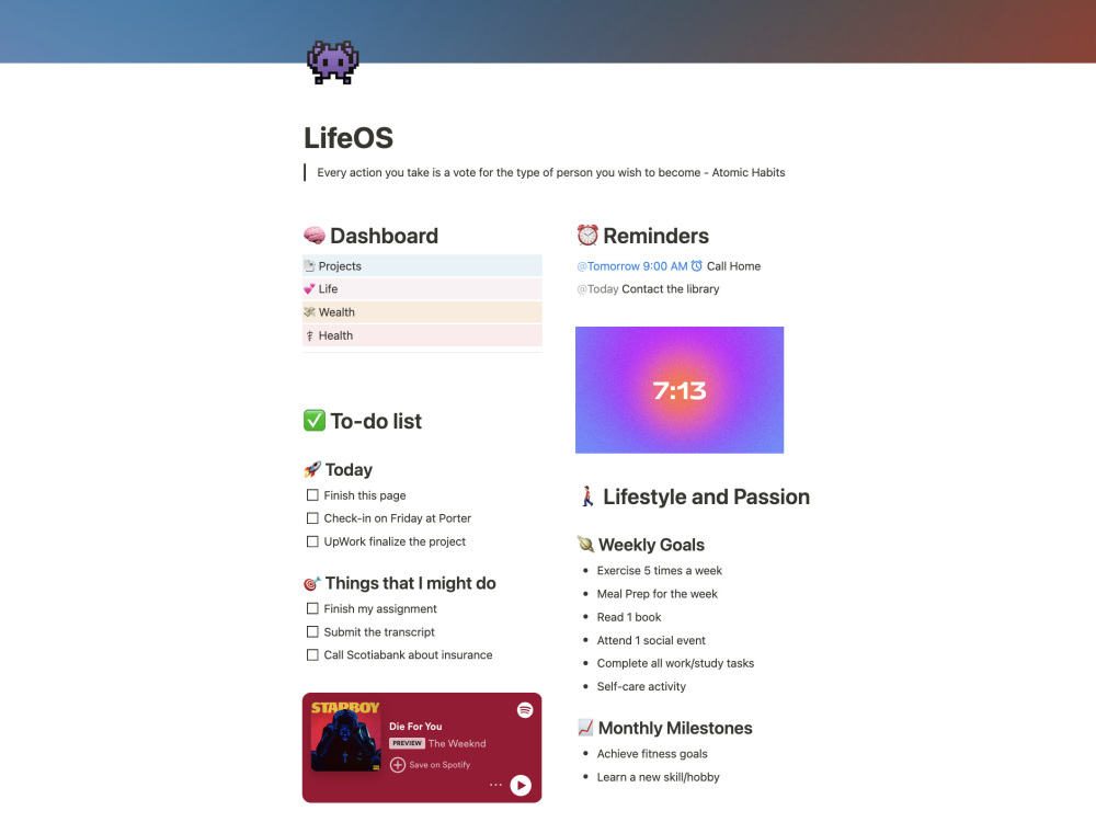 Notion template, Notion workspace and Project Management | Upwork