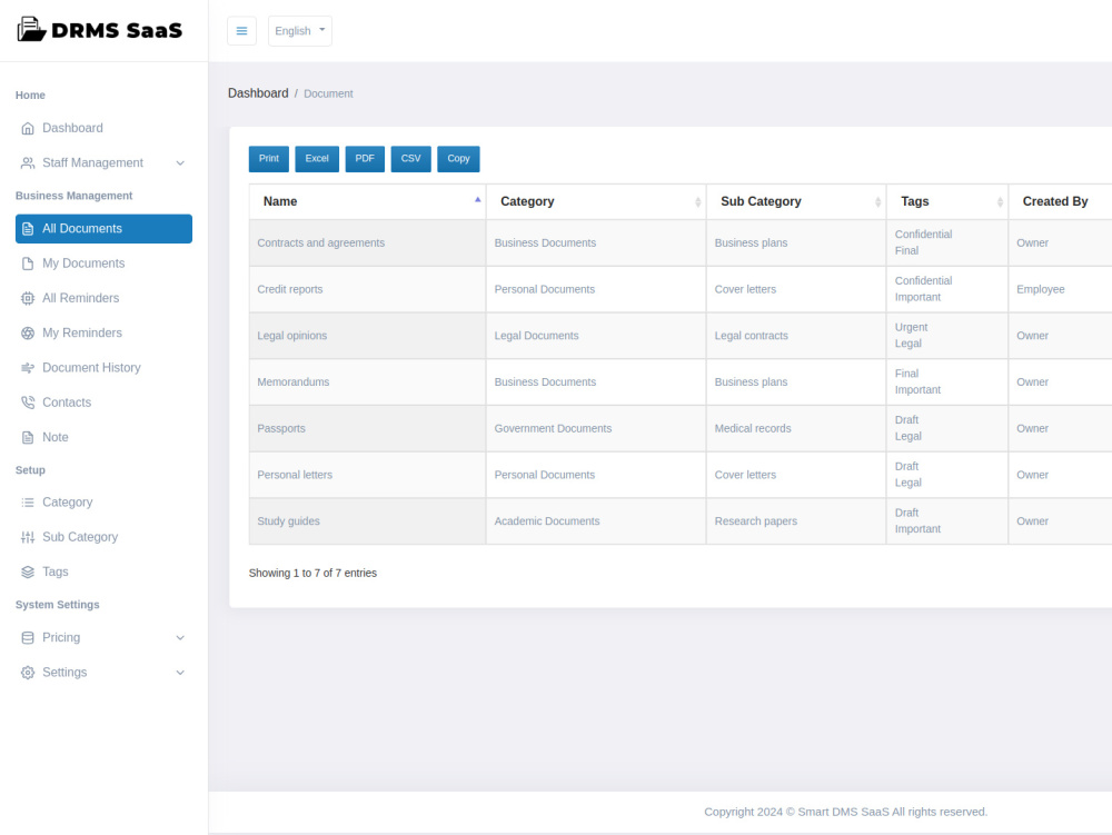 DRMS SaaS - Digital Record Management System | Upwork