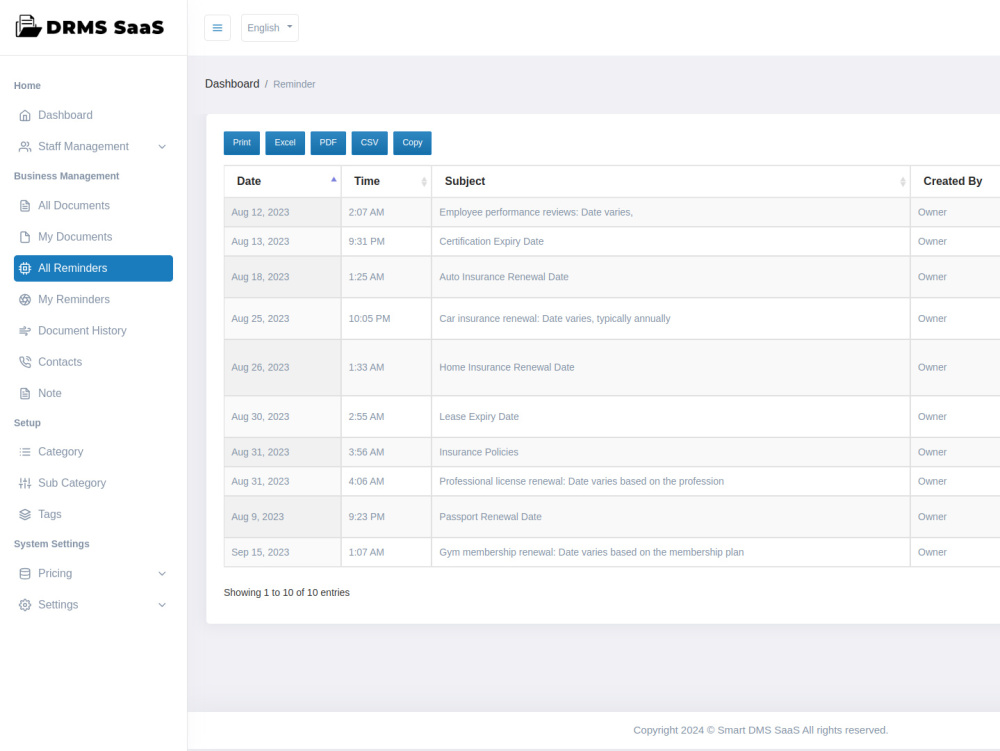 DRMS SaaS - Digital Record Management System | Upwork