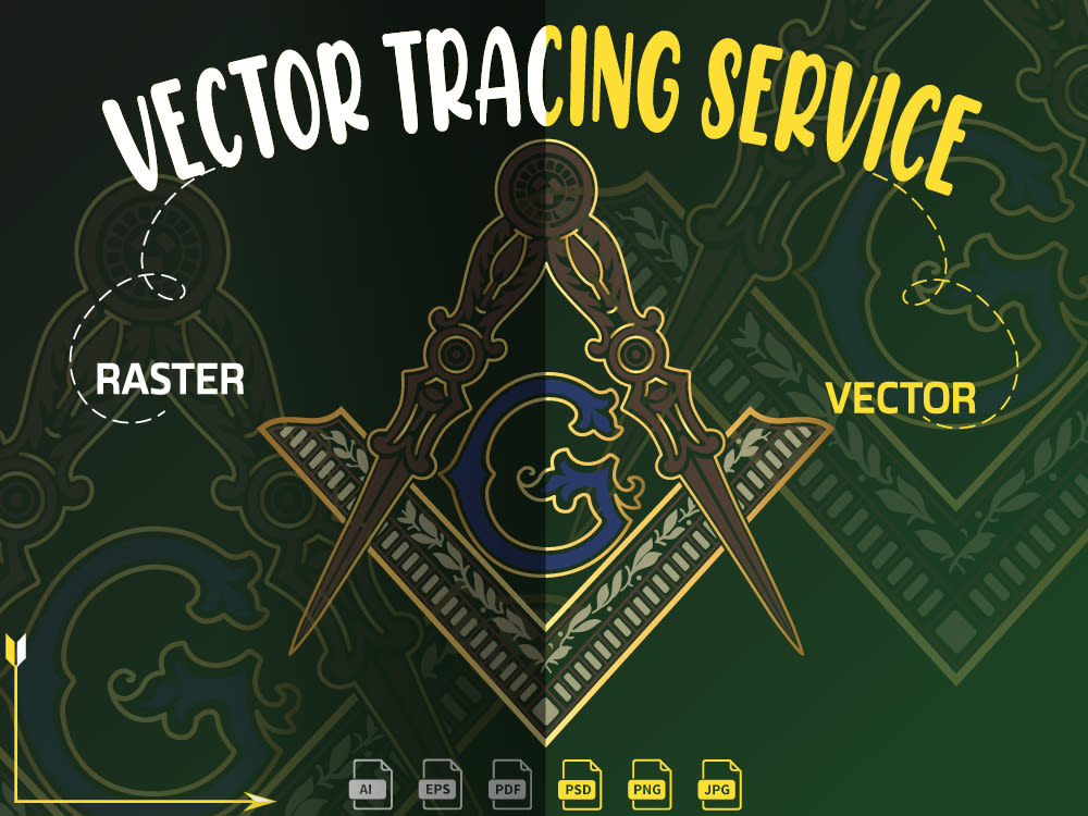 Vector tracing, convert to vector, logo vector, Raster to Vector, vectorize | Upwork