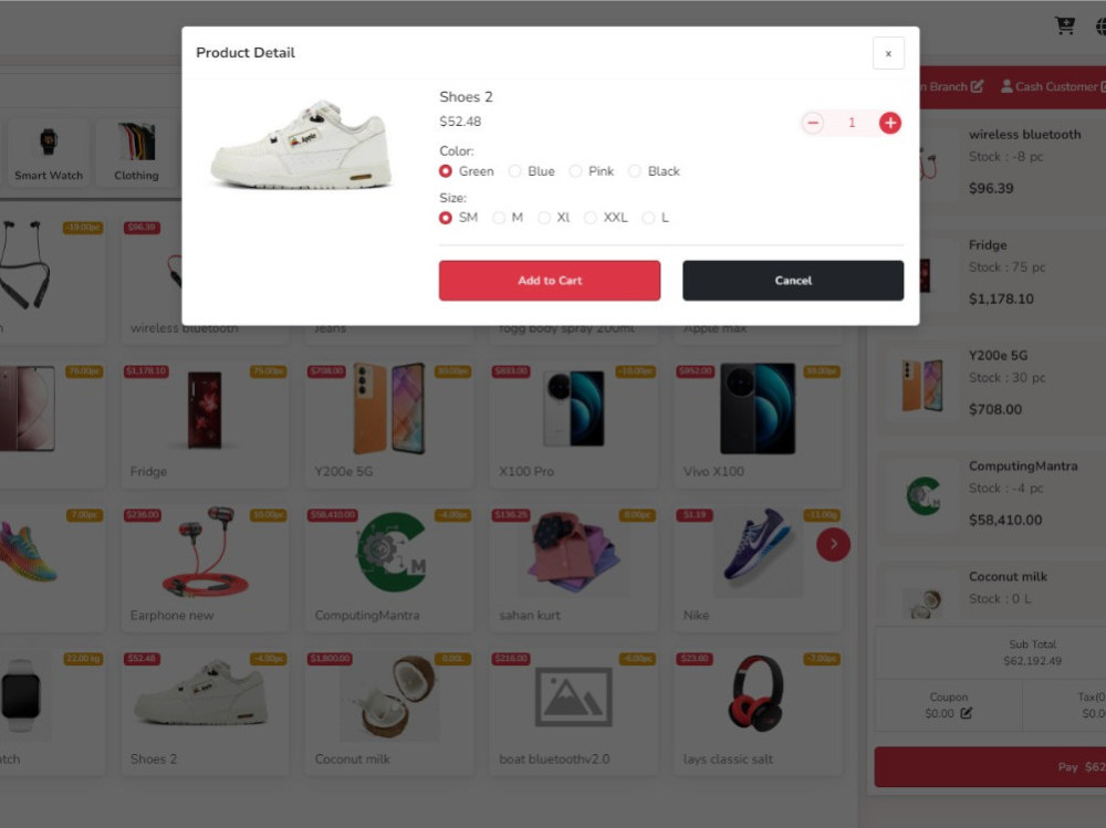 Retail POS System | ASP.NET Core 7 & Angular 16 | Full Source Code | Upwork