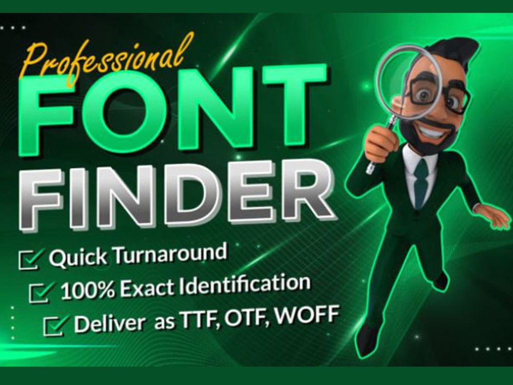 Identify fonts & finding fonts service with your detail | Upwork