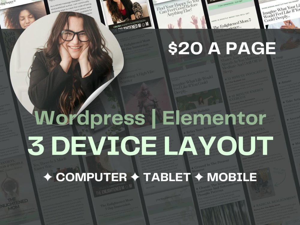 A perfectly aligned layout for computer, tablet and mobile devices | Upwork