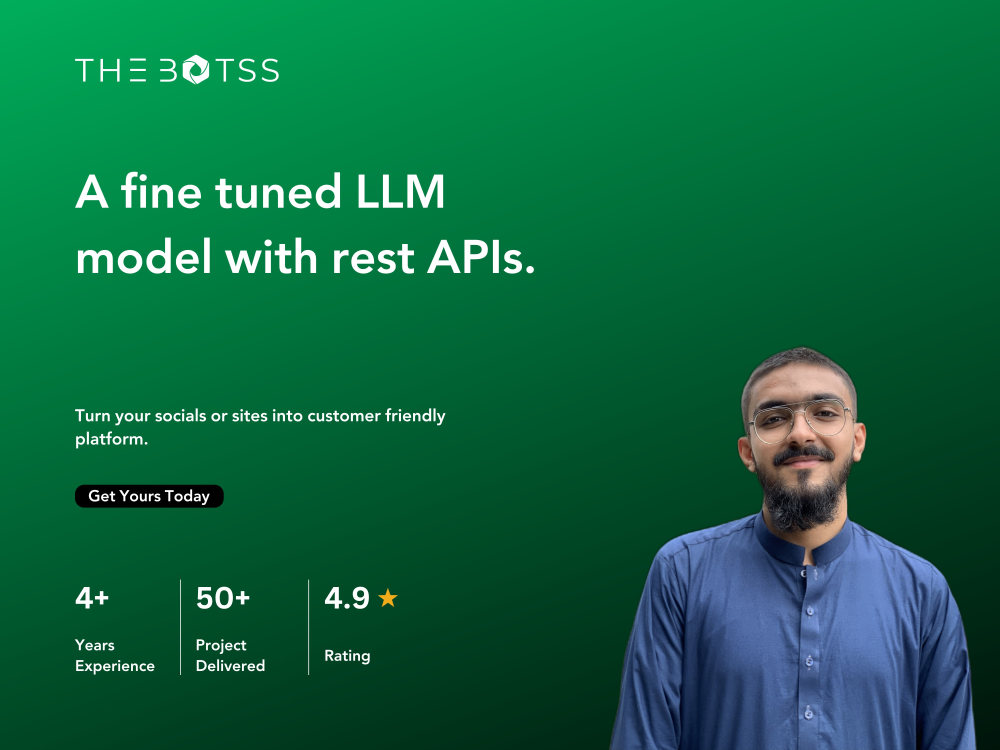 A fine tuned LLM model with rest APIs. | Upwork