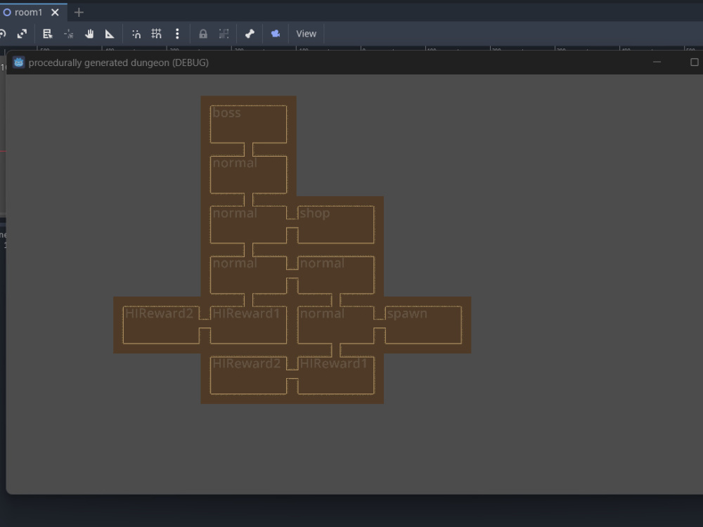 Procedurally generated dungeon (binding of Isaac dungeon). | Upwork