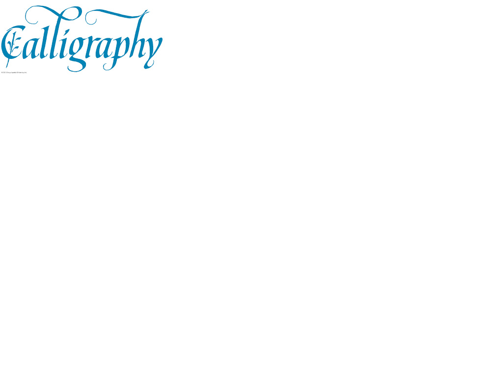 Beautiful calligraphy and illustration of different titles and pictures ...