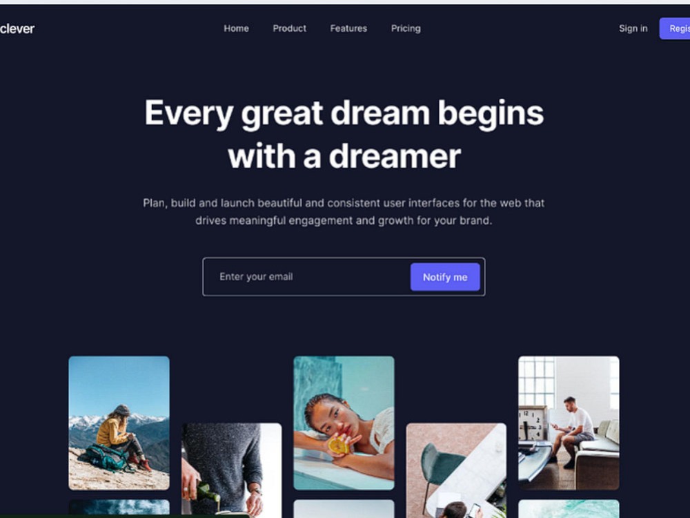 HTML,CSS, Landing Page with Bootstrap | Upwork