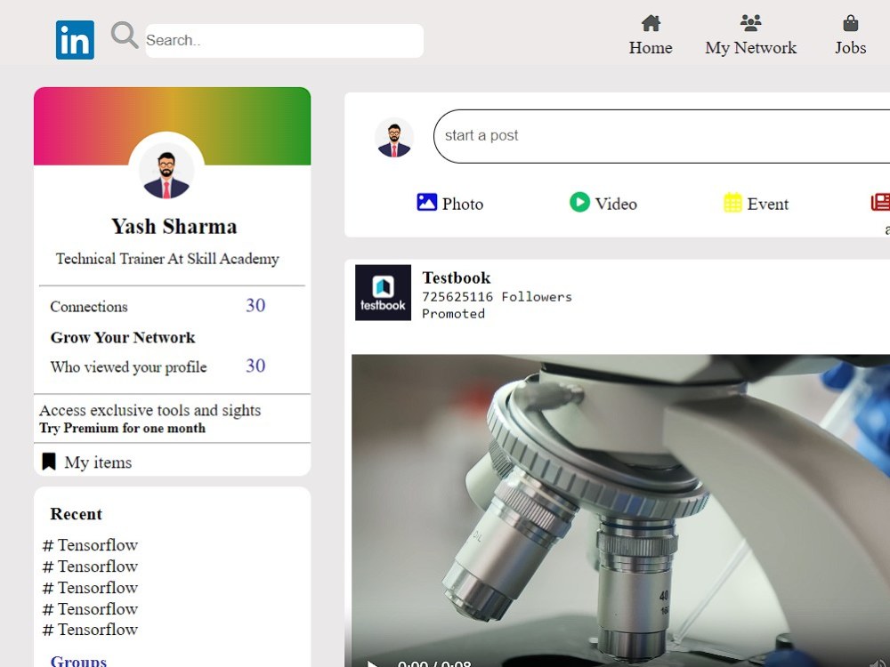 HTML,CSS, Landing Page with Bootstrap | Upwork