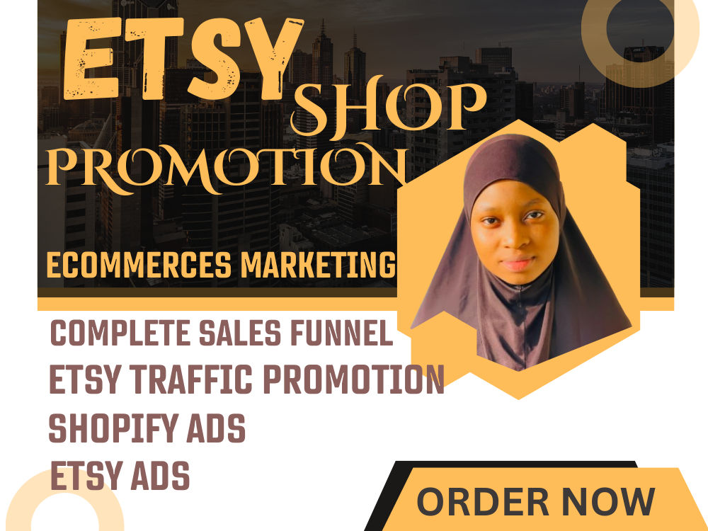 A Etsy promotion | Etsy ads | shopify ads | Upwork