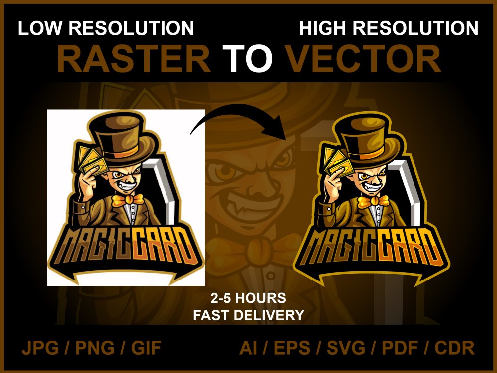 High resolution logo, Improve your low resolution logo, Vectorize your logo | Upwork