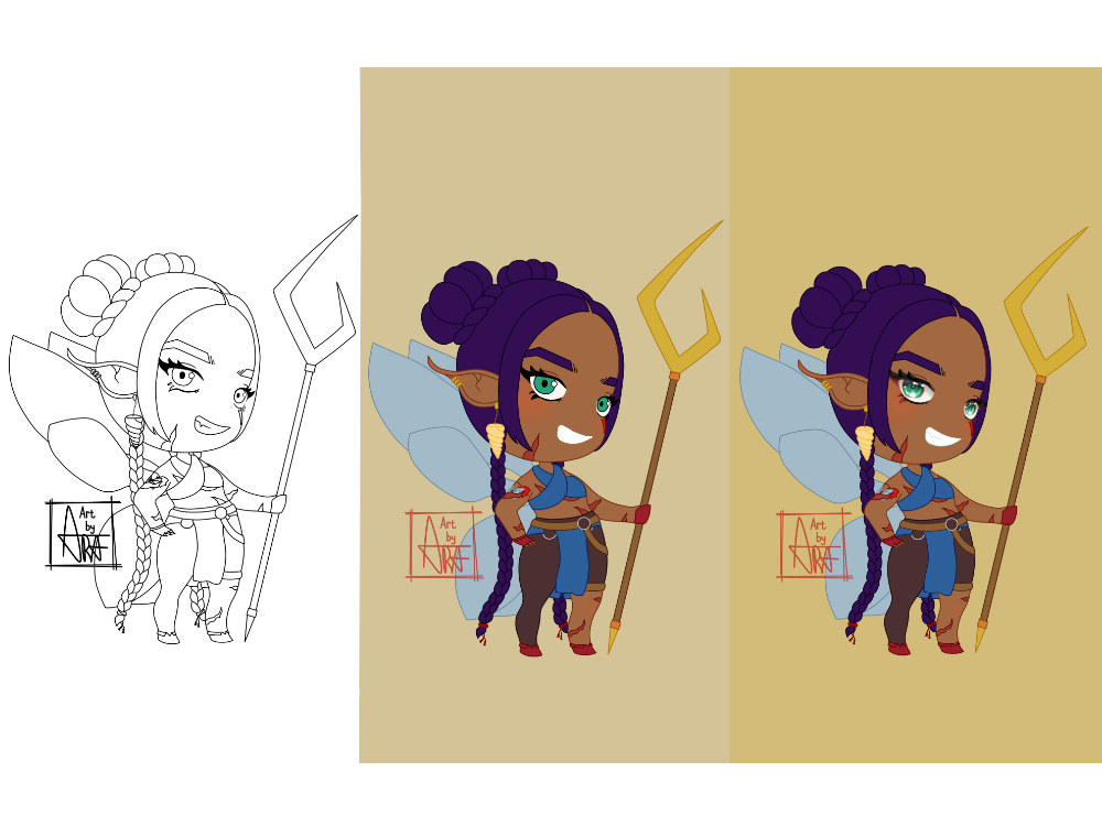 A cute full body chibi character | Upwork