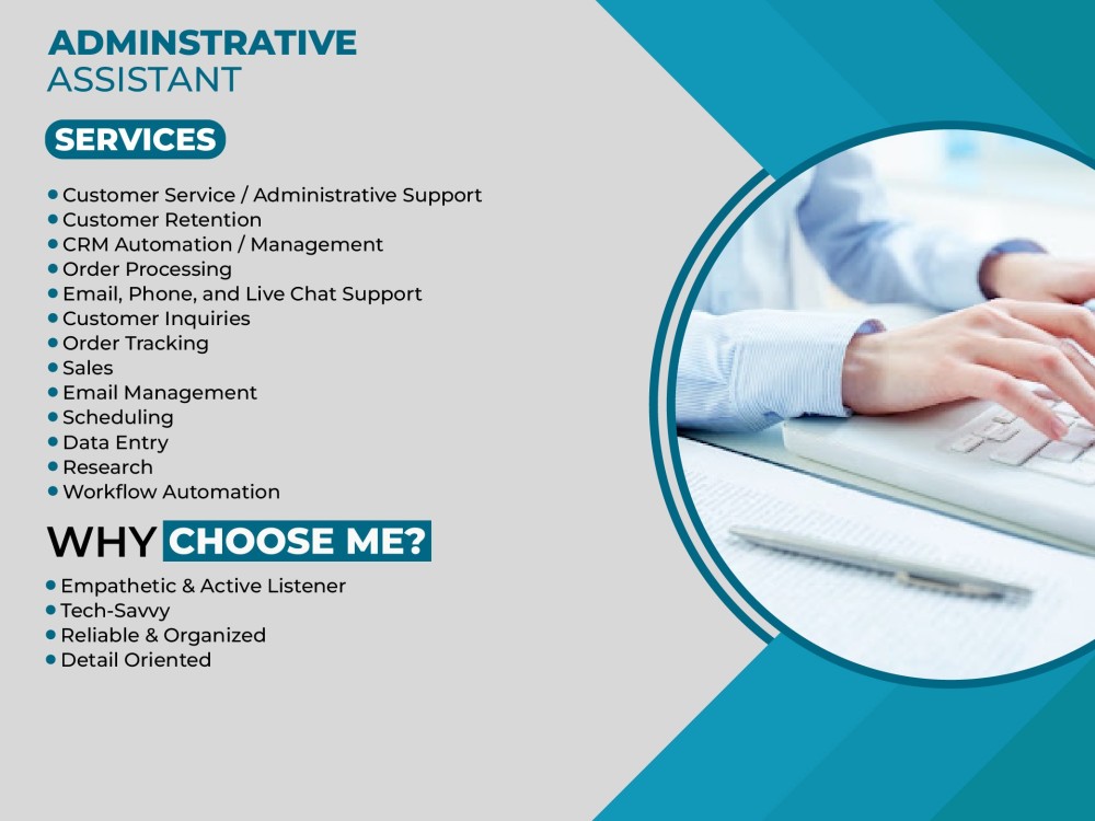 Reliable Administrative Assistant and Customer service Representative ...