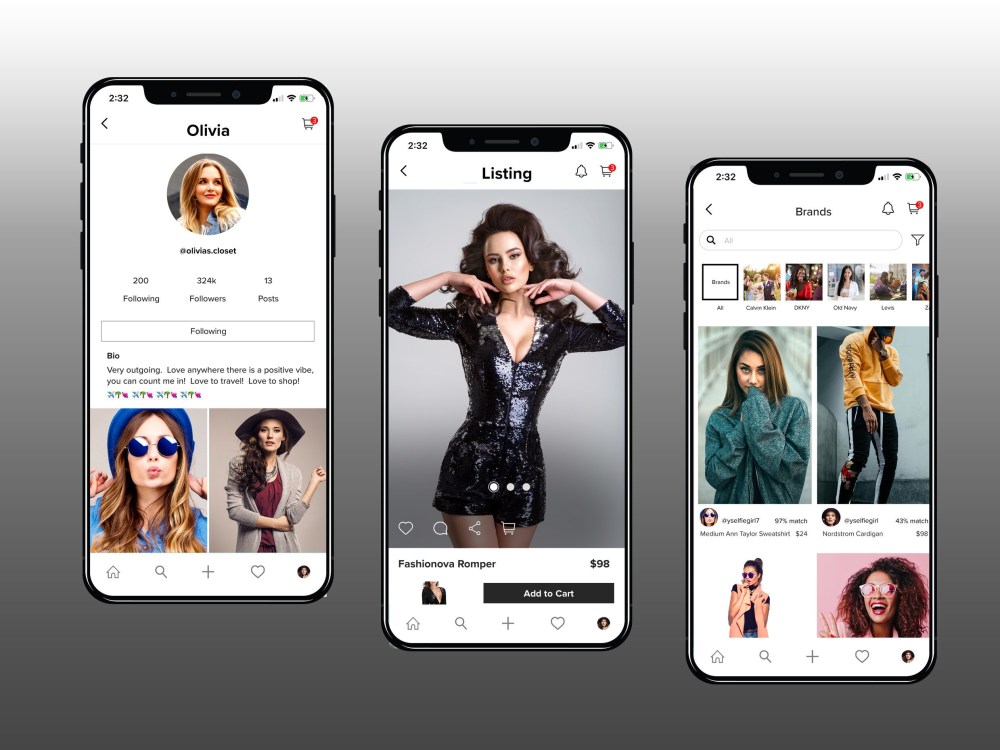 Expert UX/UI hi fidelity screen designs built as a click-through ...