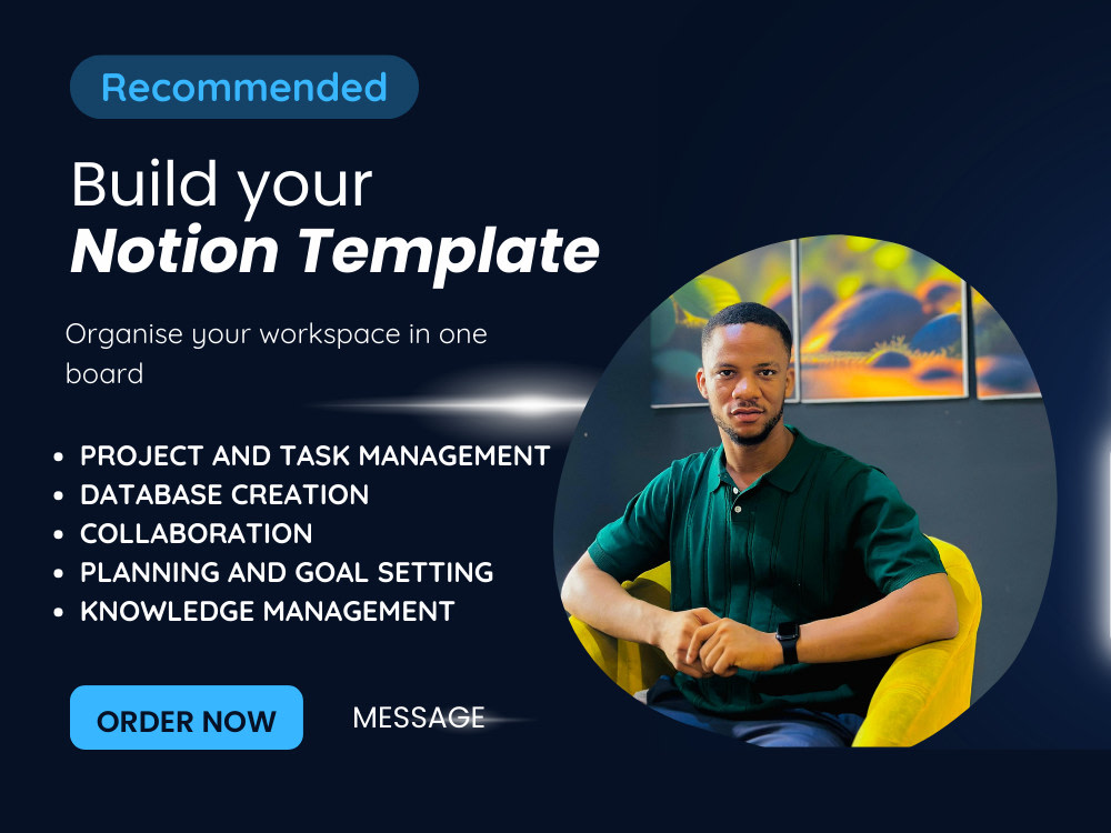 Notion template, notion workspace and project management Notion Consultant | Upwork