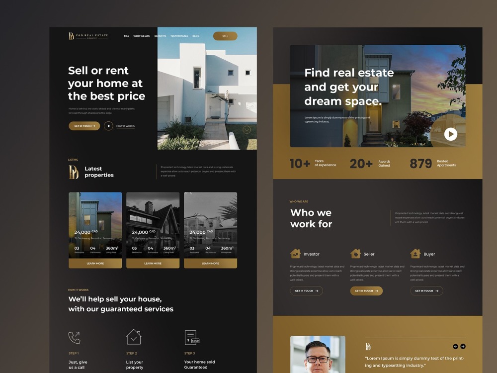 High-Converting Landing Page Design With Custom, Fully Editable Mockups ...