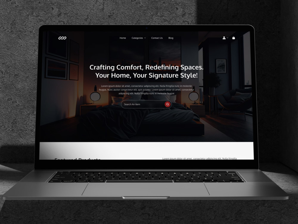 An Ecommerce website design with complete user facing and admin facing ...