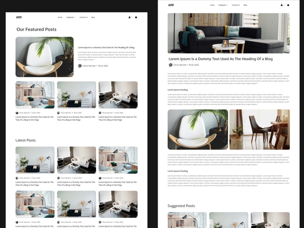 An Ecommerce website design with complete user facing and admin facing ...