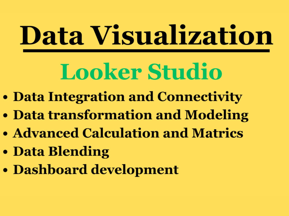 Professional data visualization in Looker studio (Google data studio ...
