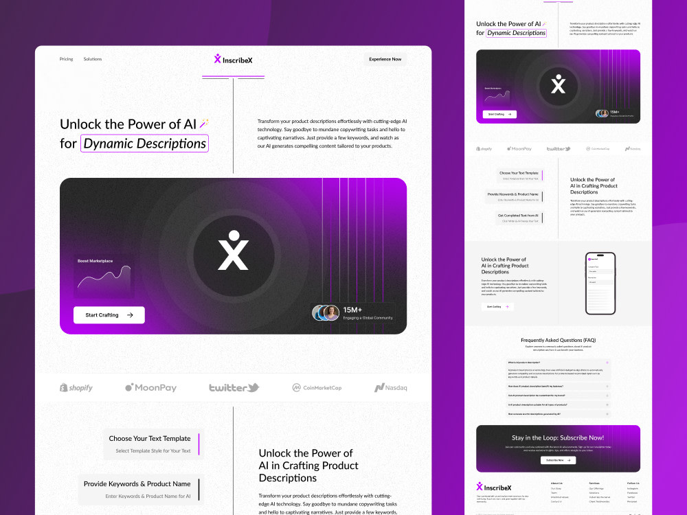 Modern website design in figma | Upwork