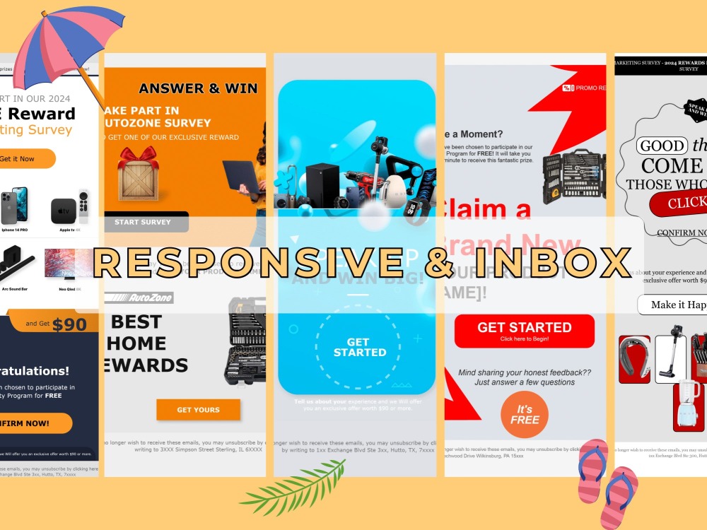 Professional and responsive email templates for businesses | Upwork