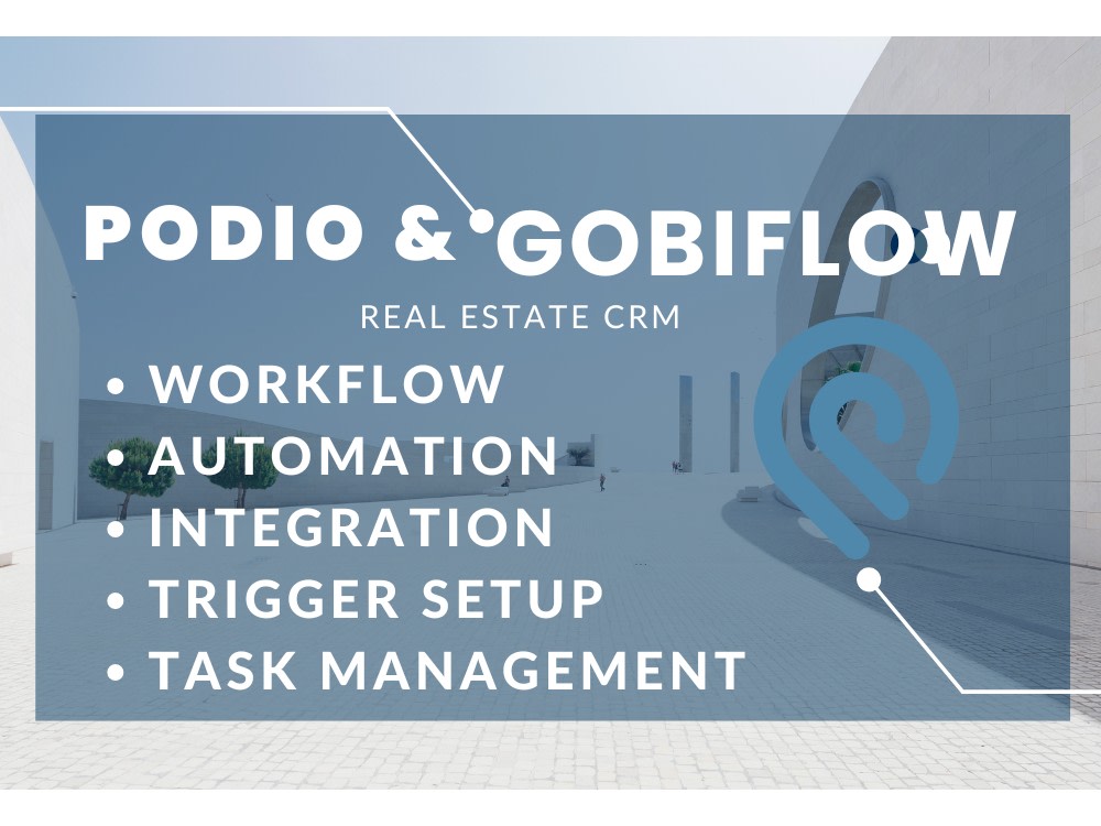 A developed podio & globiflow system with real estate process ...