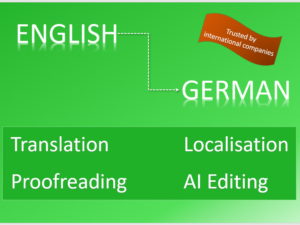 A flawless translation from ENG to GER | Upwork