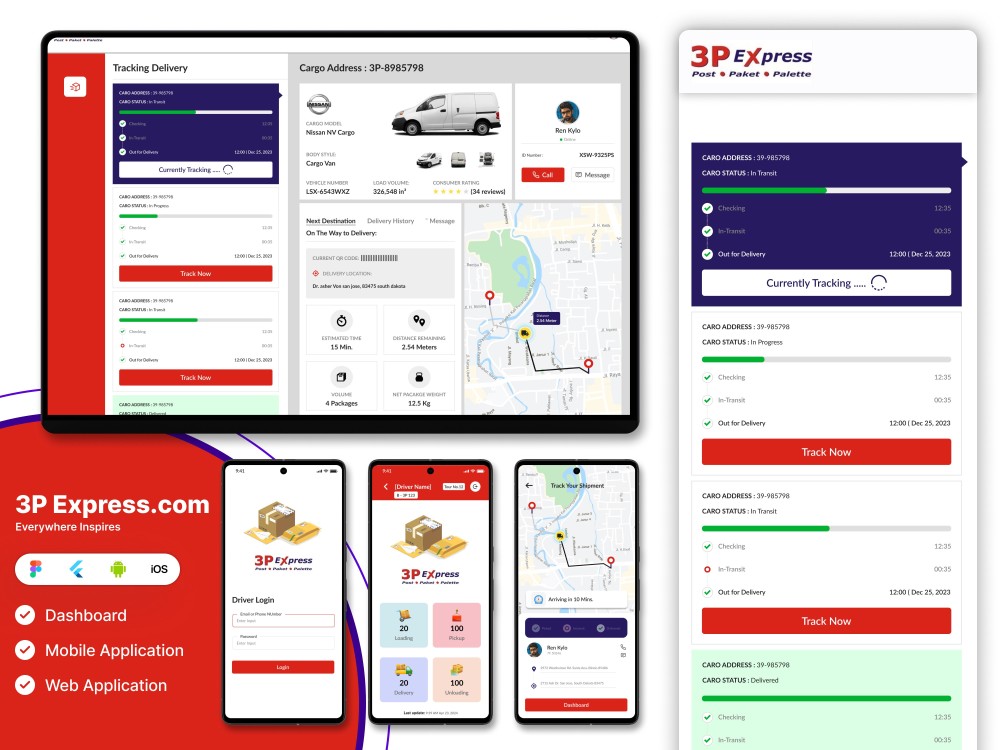 Warehouse app | Freight Management | Logistics | Courier Management App ...