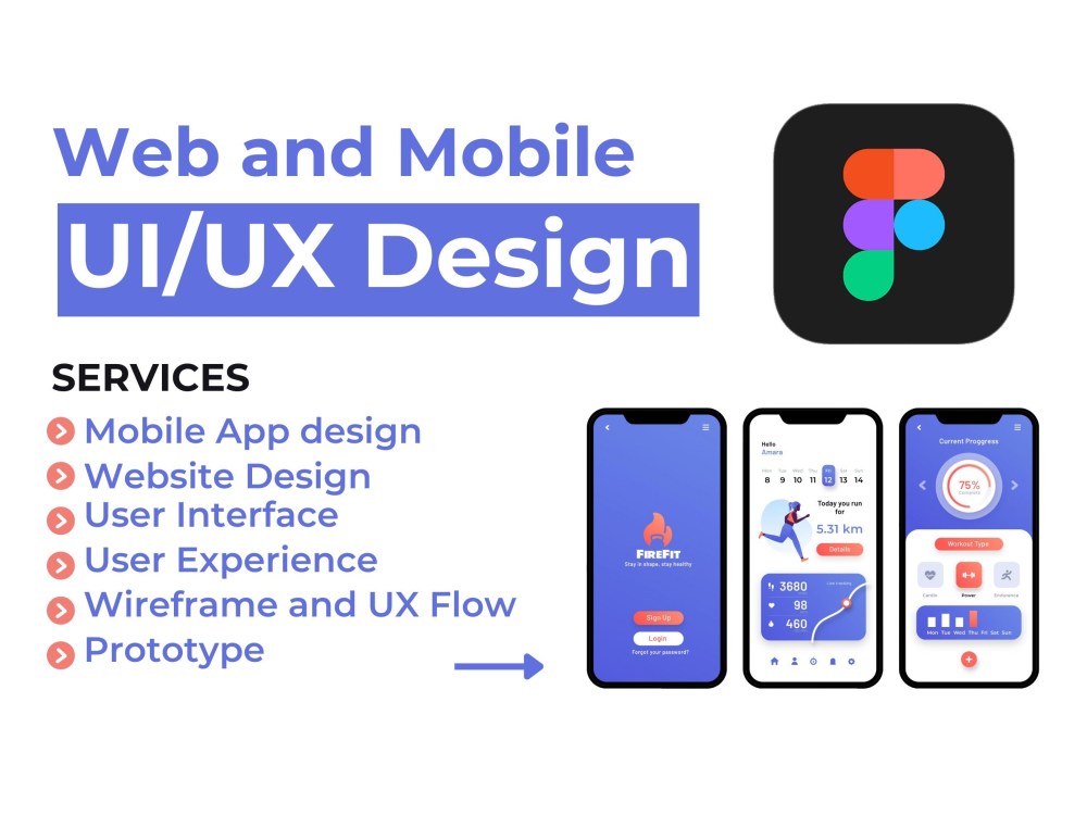 Figma ,UI UX Design, Web App UI UX, Mobile App UI UX, UI UX Designer | Upwork