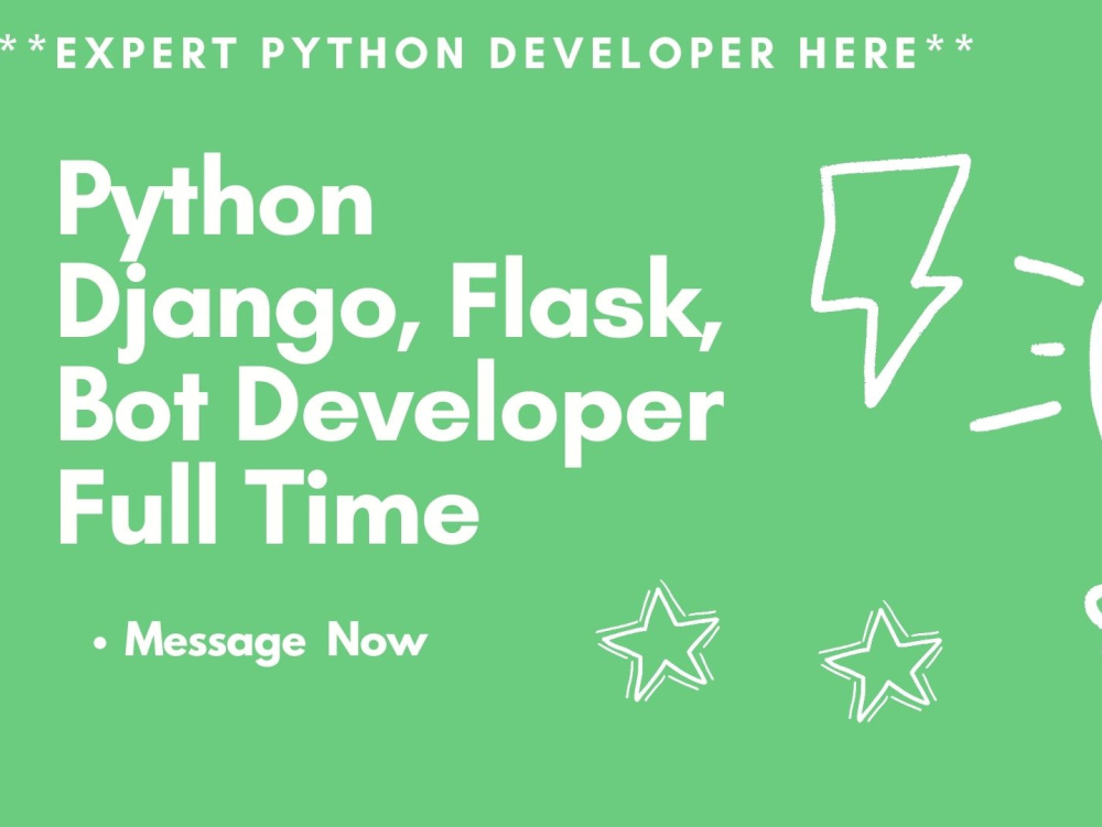 A Python Developer with Django, Flask developer | Upwork