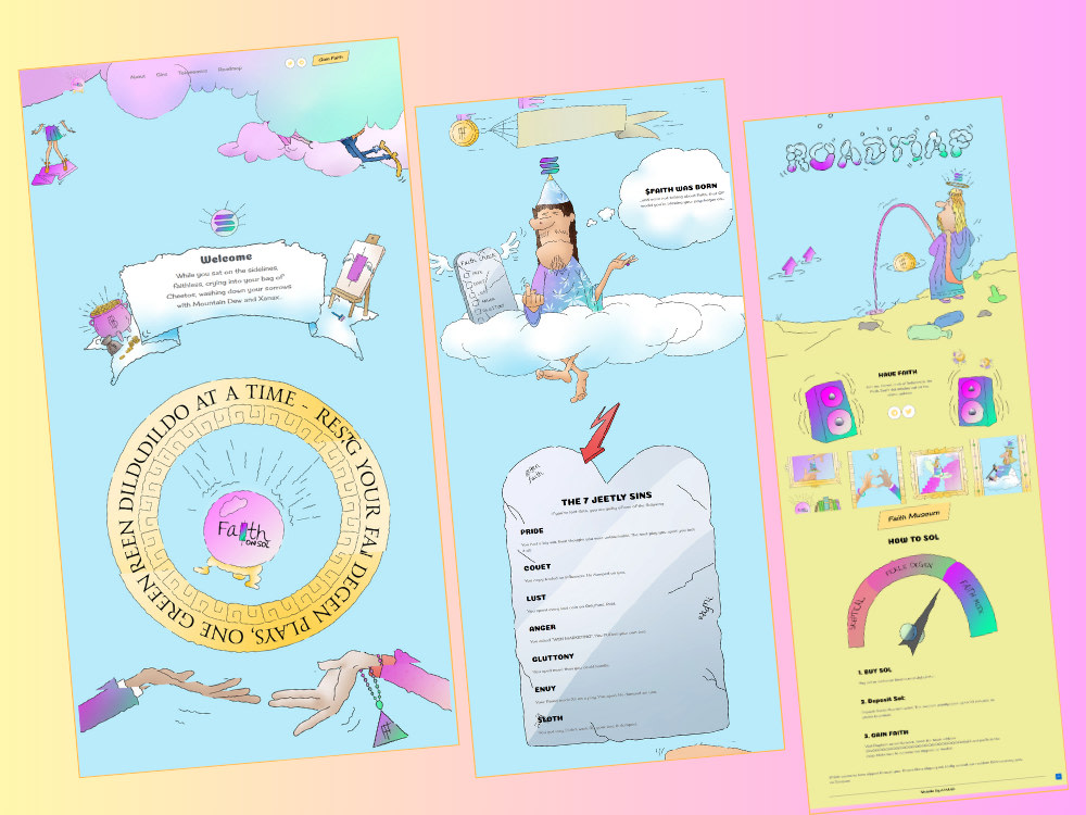 Crypto Memecoin landingpage meme coin website design and development ...