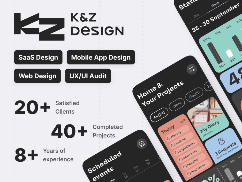 A web/app design for your digital platform. | Upwork