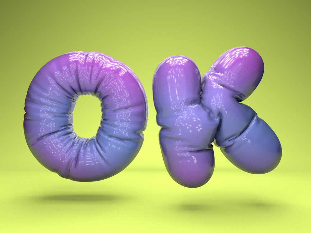 Amazing 3d balloon typography | Upwork