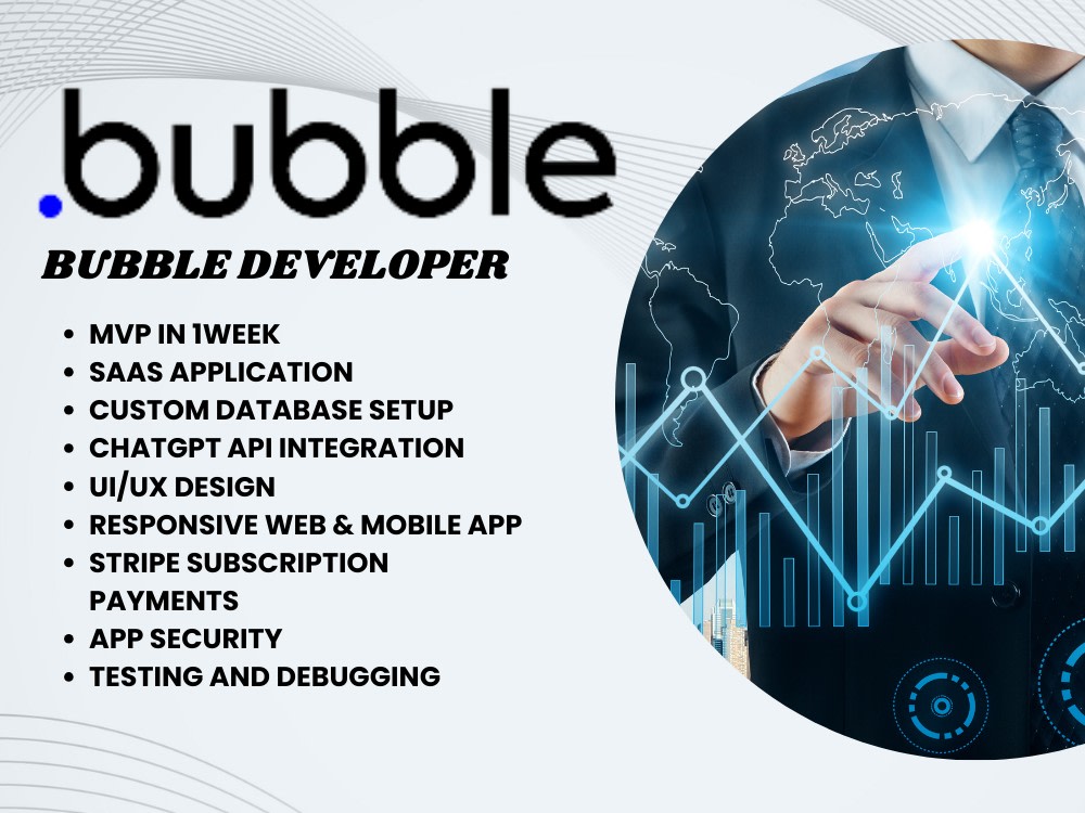 Bubble.IO App Bubble MVP Bubble SAAS Application, Bubble Developer Open AI | Upwork
