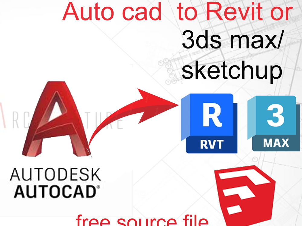 Top-notch 2D to 3D conversion with Revit, 3ds Max, and SketchUp.. | Upwork