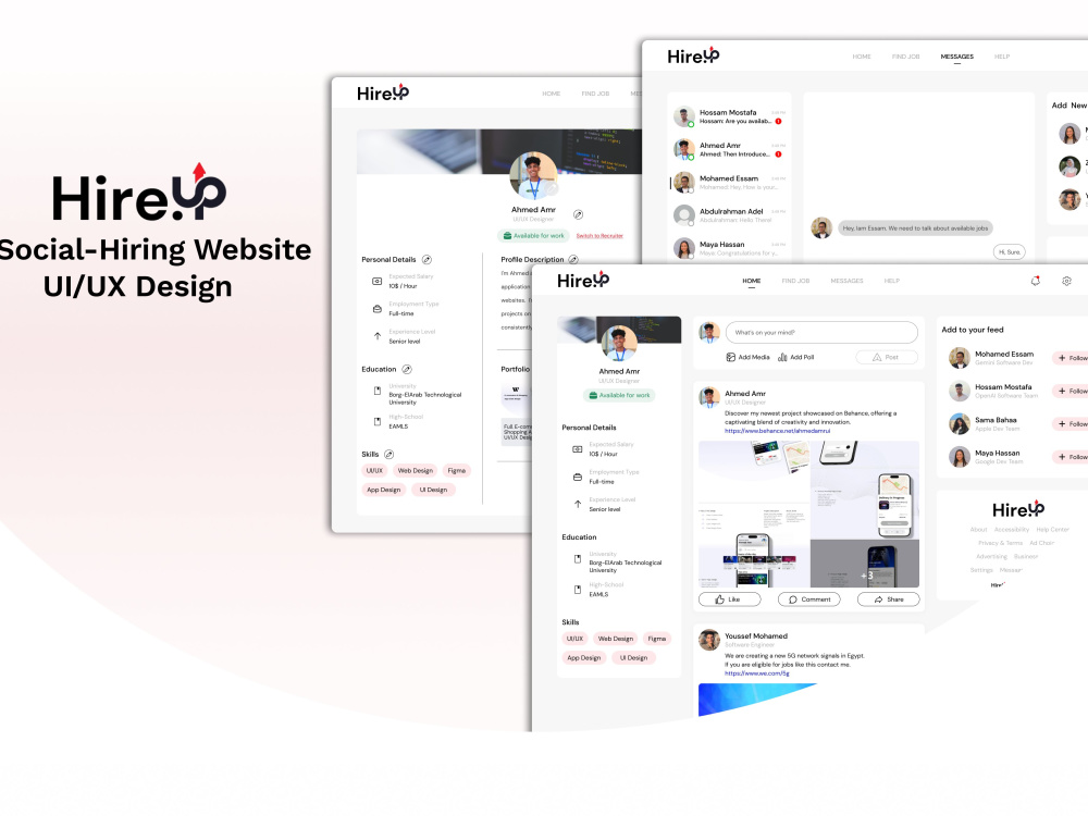 Creative Figma UI/UX Designer for Web Design & App Design. | Upwork
