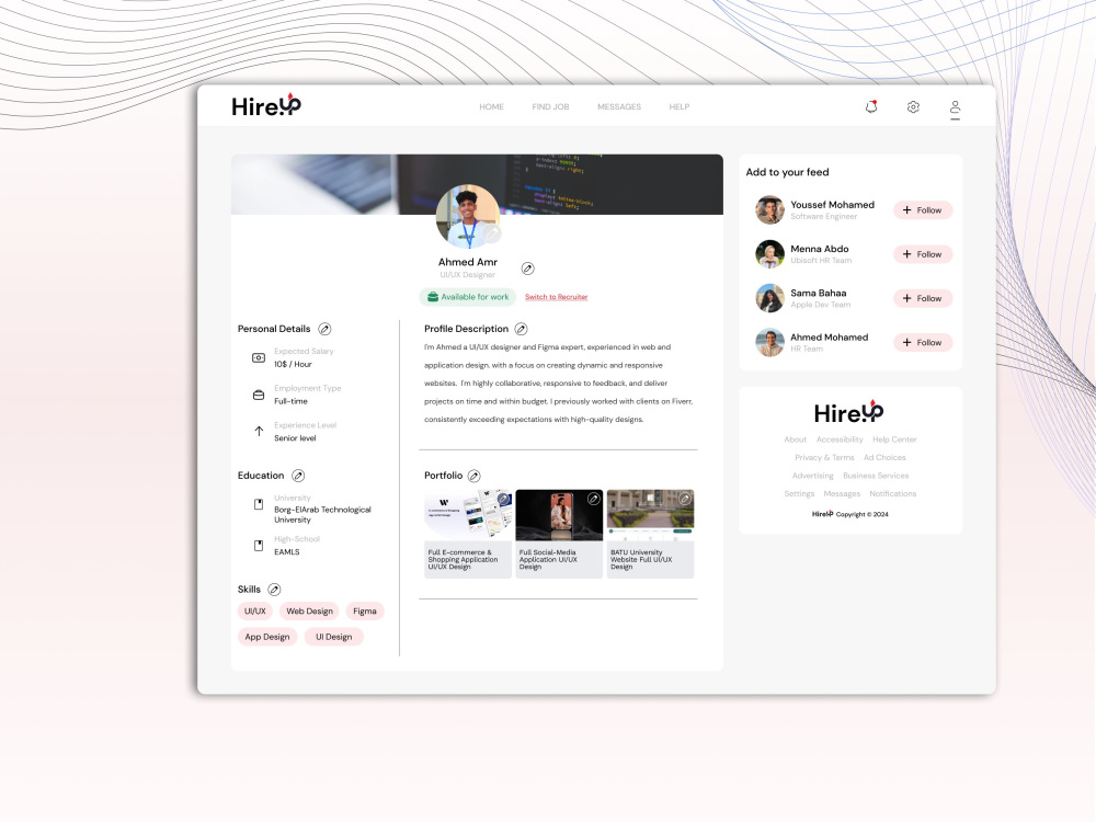Creative Figma UI/UX Designer for Web Design & App Design. | Upwork