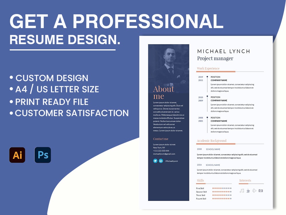 Professional resume design and CV design | Upwork
