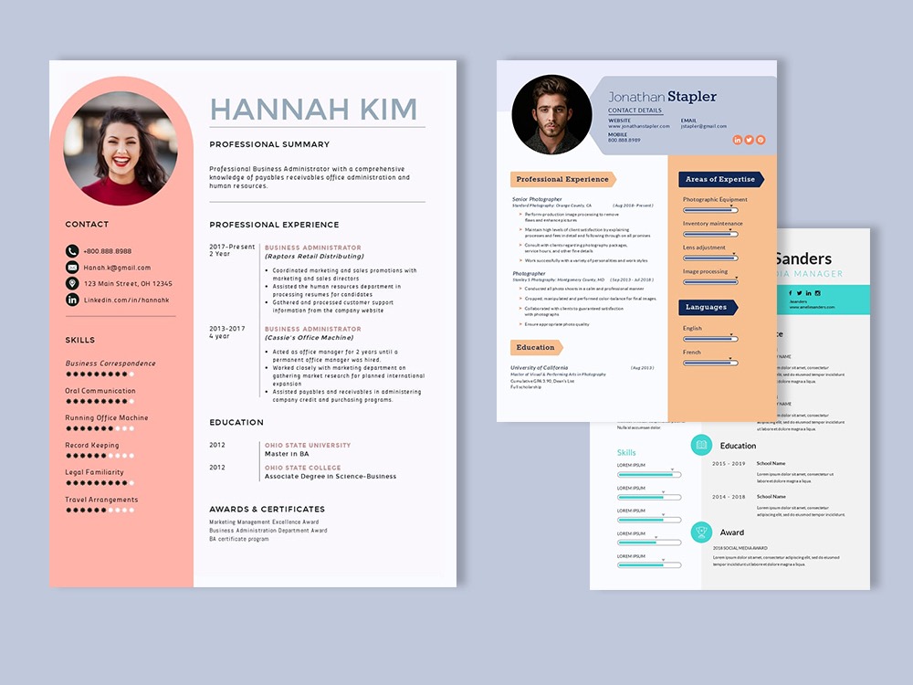 Professional resume design and CV design | Upwork