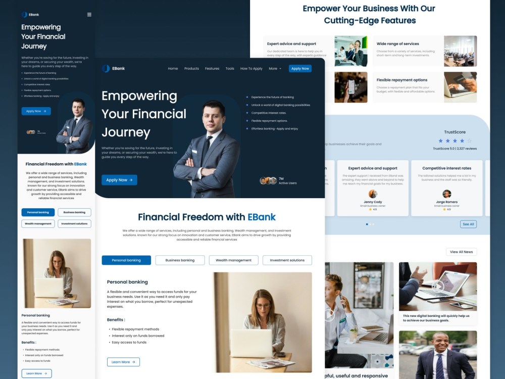 Responsive Website Landing Page Design using Figma | Upwork
