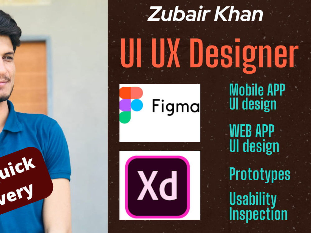 Do mobile app UI UX design,web UI UX design in figma or adobe xd | Upwork