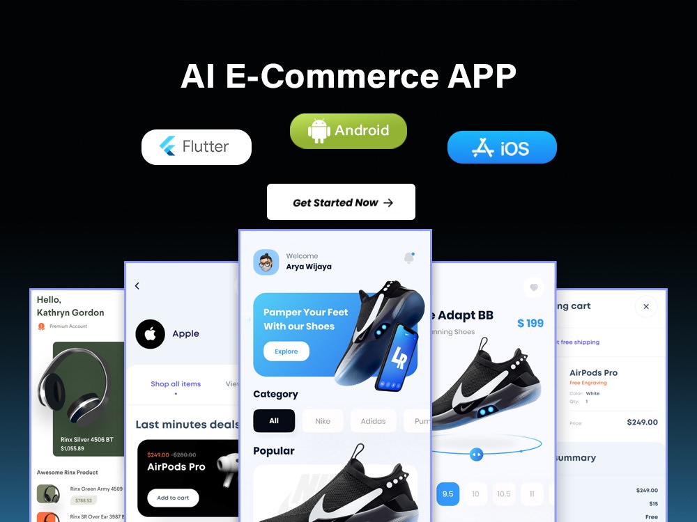 Your E-commerce Website Converted into AI Mobile App | Android & iOS ...