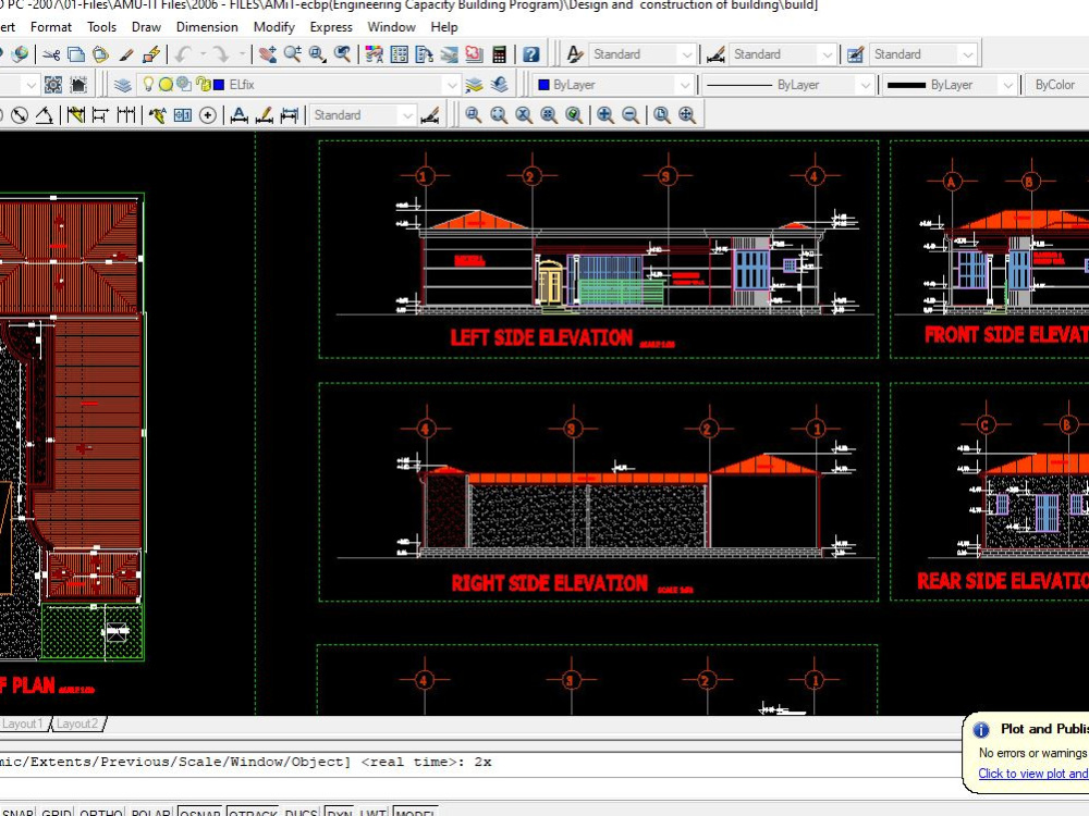 2D- AutoCAD Drawing from PDF, Freehand Sketch and Blueprint | Upwork