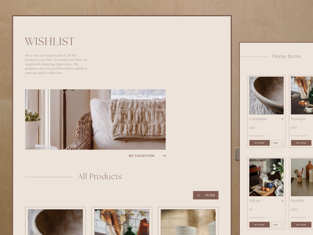 Modern E-commerce Web Design For High End Brands | Web Design In Figma ...