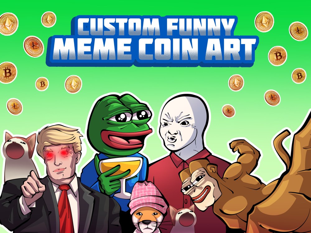 Custom meme coin art for your website, banner and social media | Upwork