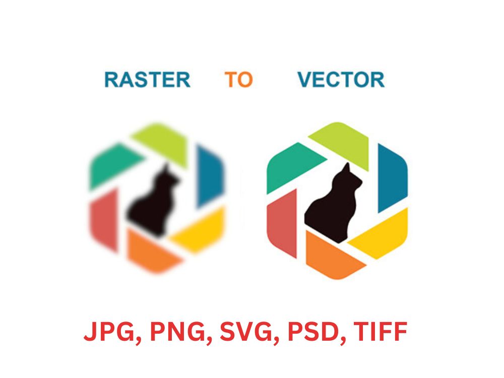 A vector image from raster, logo in vector high resolution file | Upwork