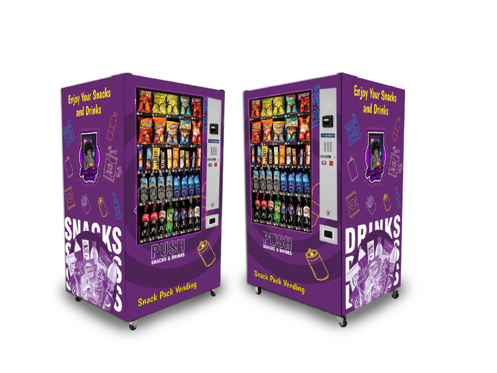 Creative vending machine wrap, car wrap design | Upwork