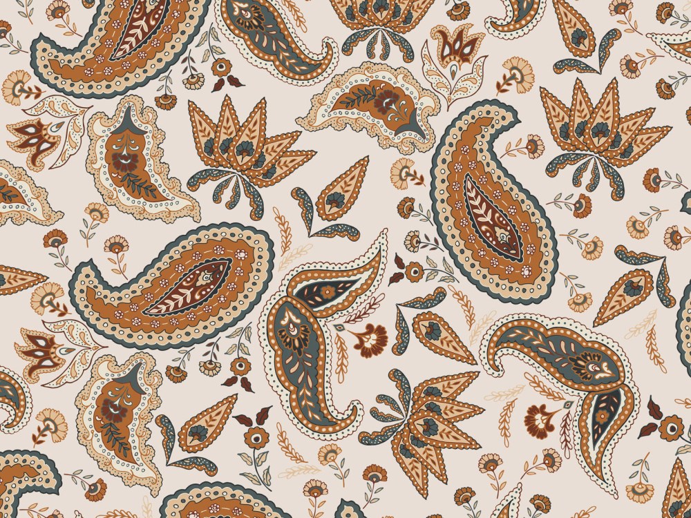 Hand drawn intricate paisley design for fashion | Upwork