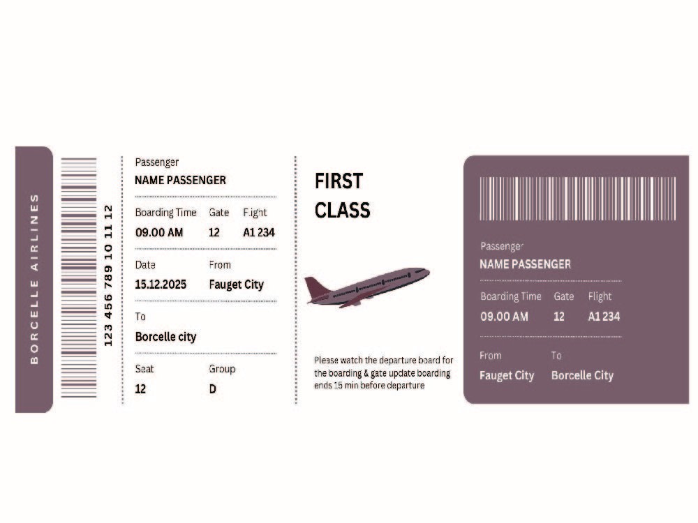 A fantastic and modern ticket design | Upwork