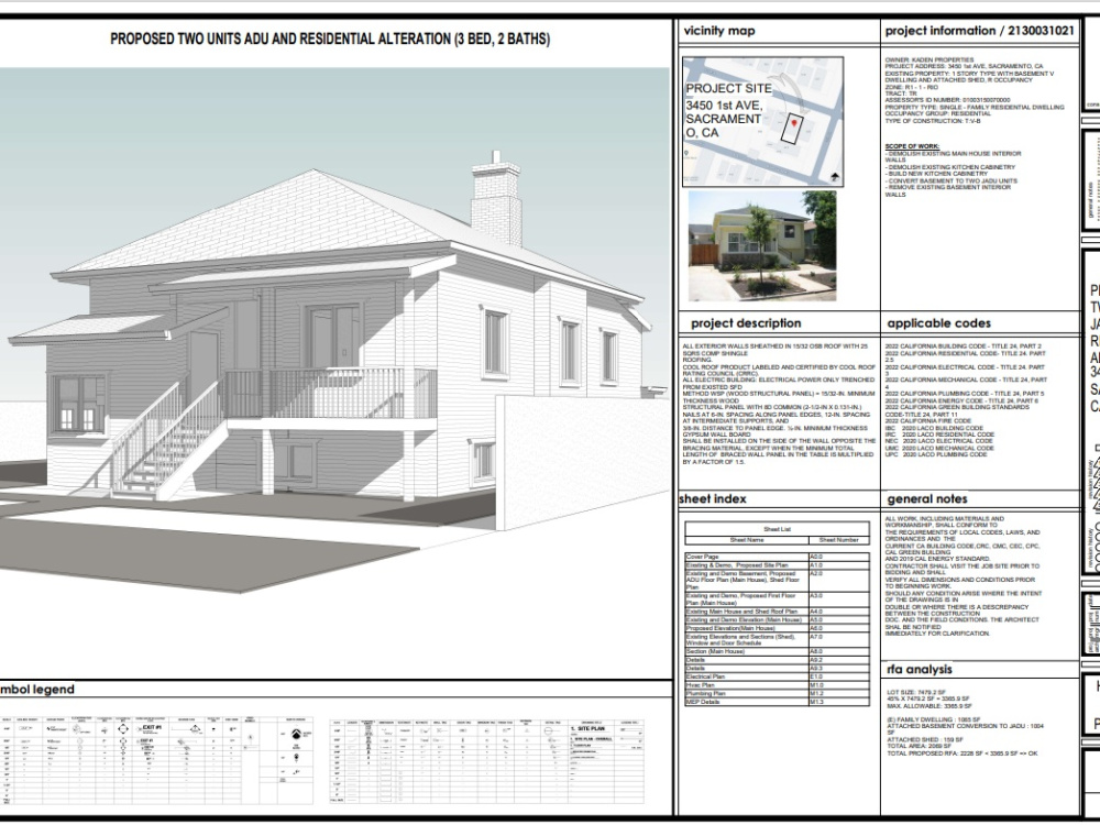 A Full set of Stamped Plans (Architectural, MEP, Structural, Energy Report) | Upwork